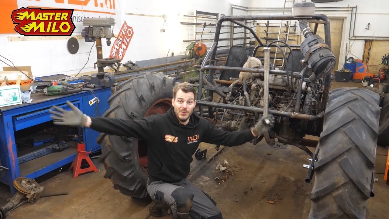Monster buggy rear suspension - YouTube