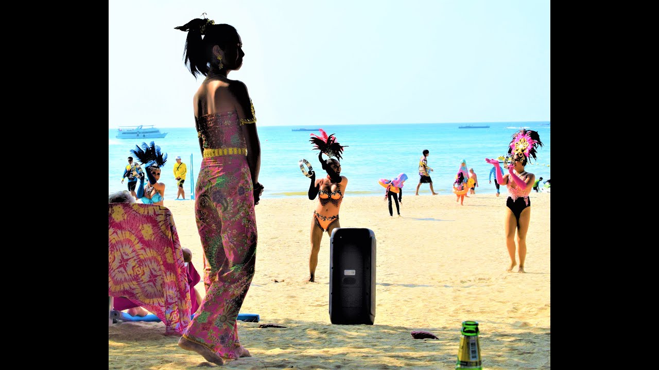 Ladyboy Beach Show at Patong Beach in Phuket Thailand - YouTube