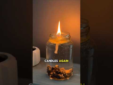 Candle sellers are hiding this from you (Homemade candle that won't go out  just stone and water