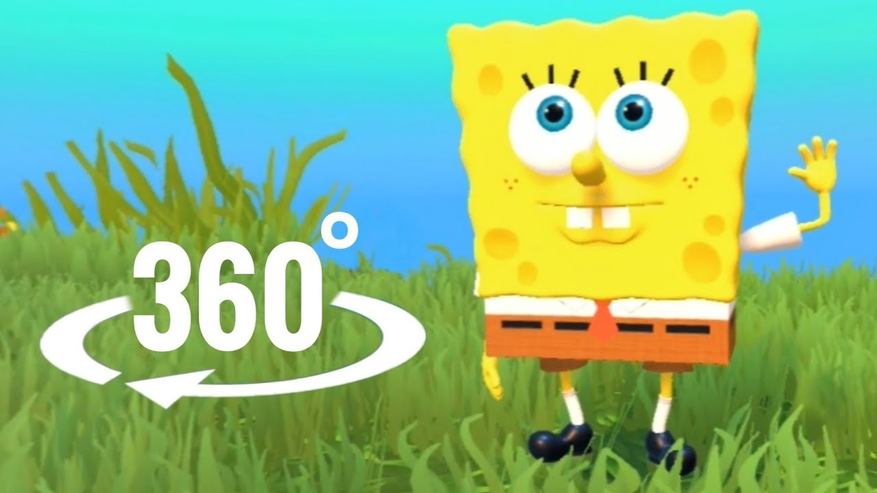 🧽 360 Video SpongeBob SquarePants Virtual Reality VR Battle Bikini ...