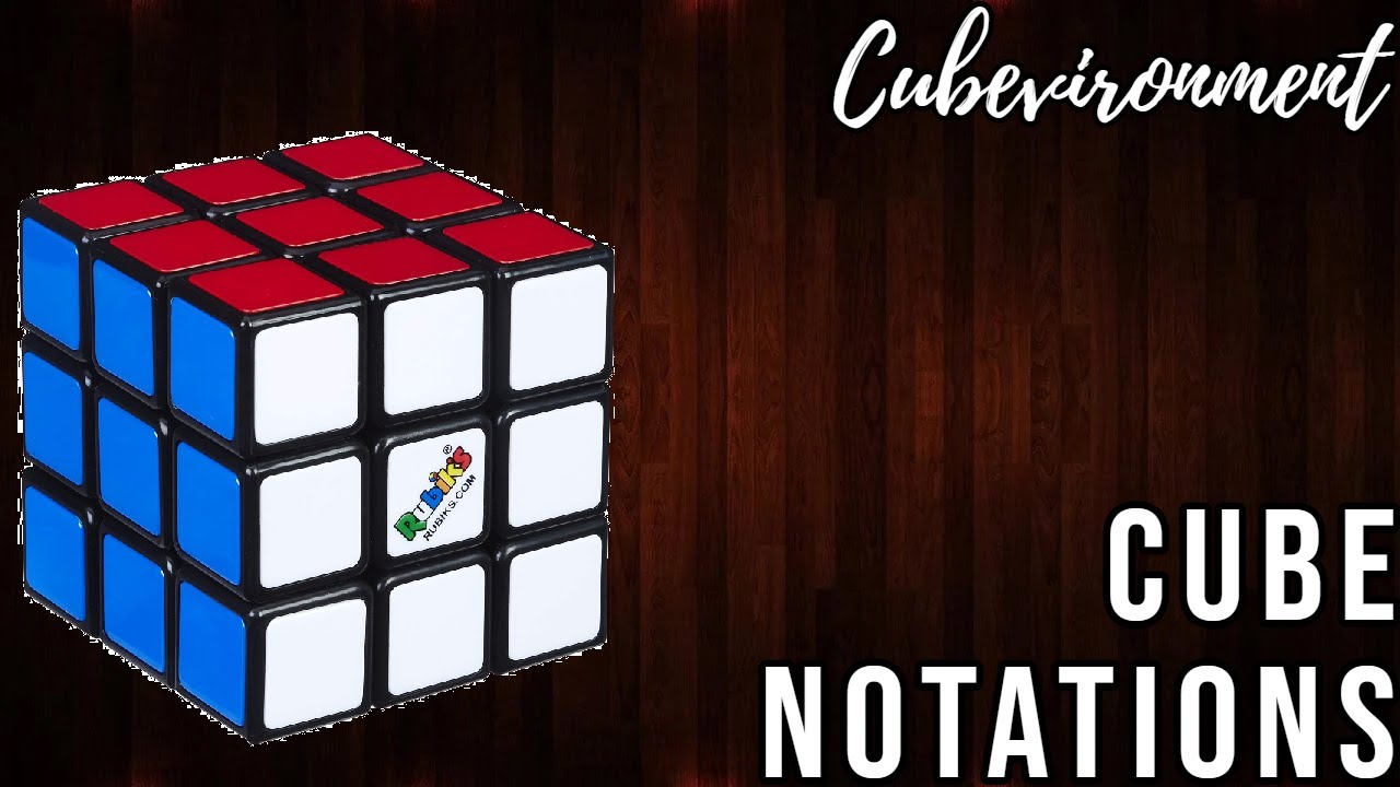 Basic Rubik's cube notations | Cubvironment - YouTube