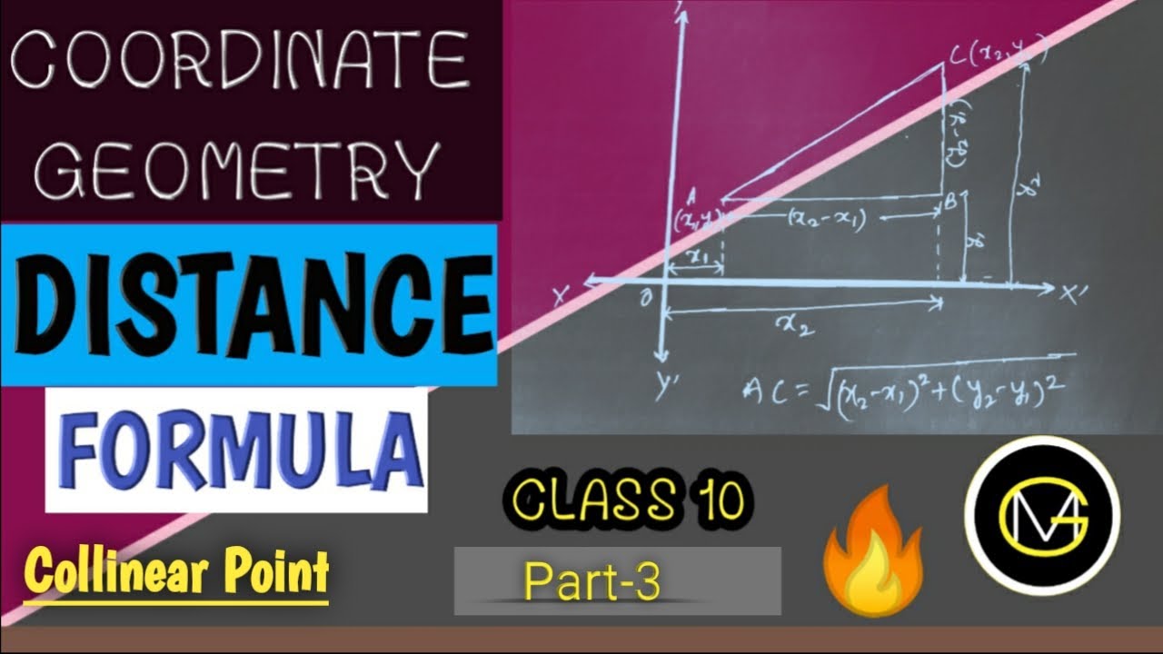 Distance Formula|Collinear points |Coordinate geometry| part-3| class ...