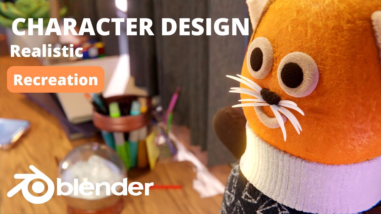 Artistic recreation of a basic character in blender 3.3.0 - YouTube