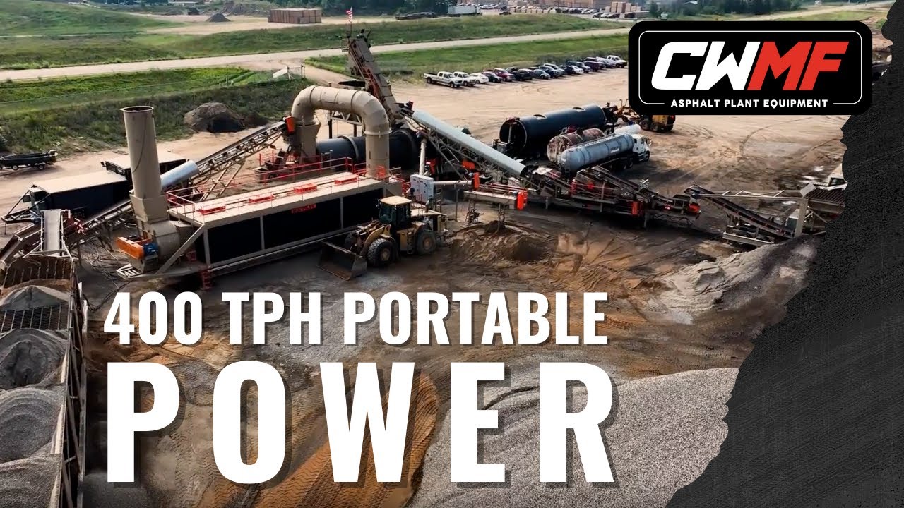 High-Performance 400 TPH Portable Asphalt Plant | Northern Minnesota ...