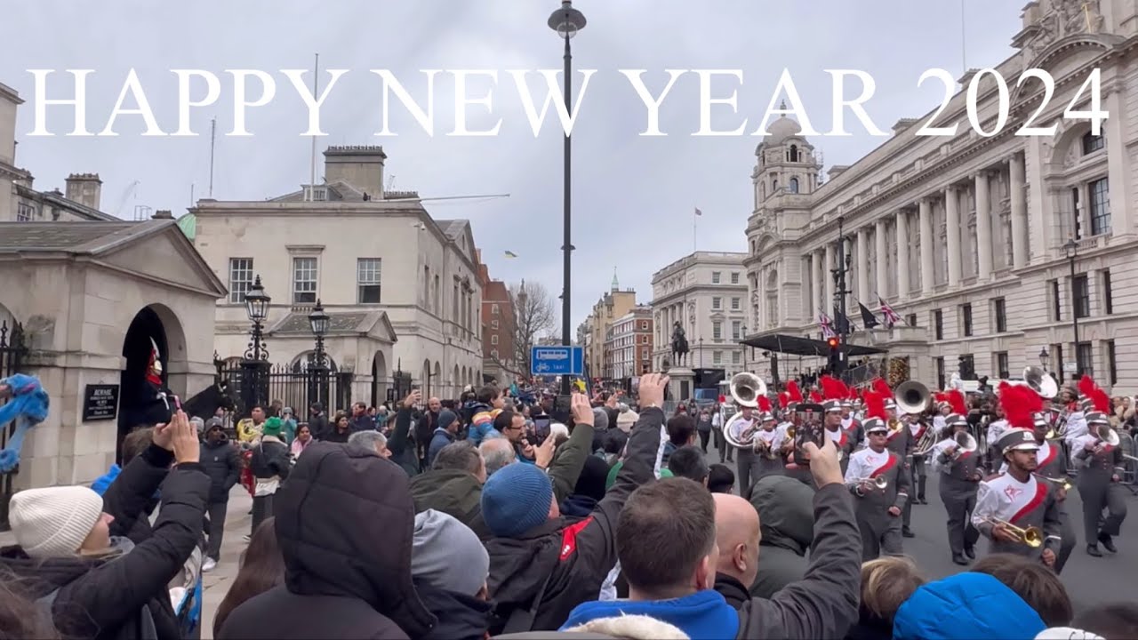 New Year Parade at Horse Guards Parade with king’s guards. - YouTube