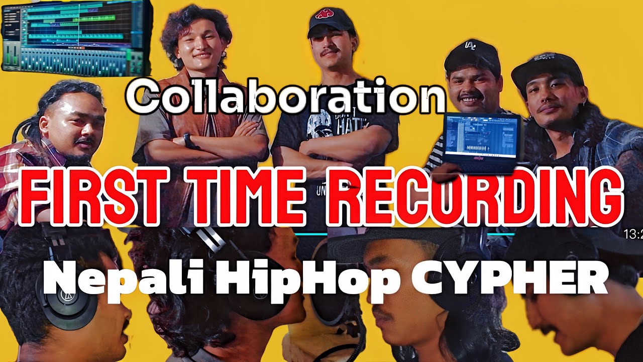 First time recording Cypher 😲 Nepali HipHop song with all independent ...