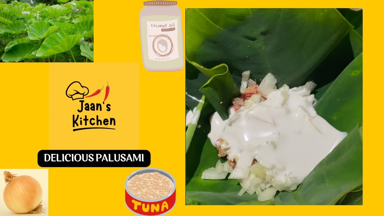 making a Delicious Palusami: A Traditional Samoan dishs - YouTube