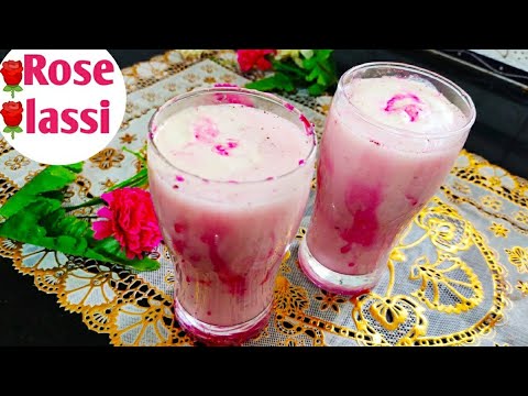 Rose lassi recipe/rose lassi/gulab lassi/lockdown recipes at home ...