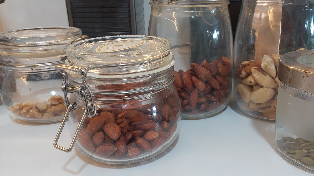 ASMR LET'S CUT ,BLEND AND POUR NUTS - YouTube