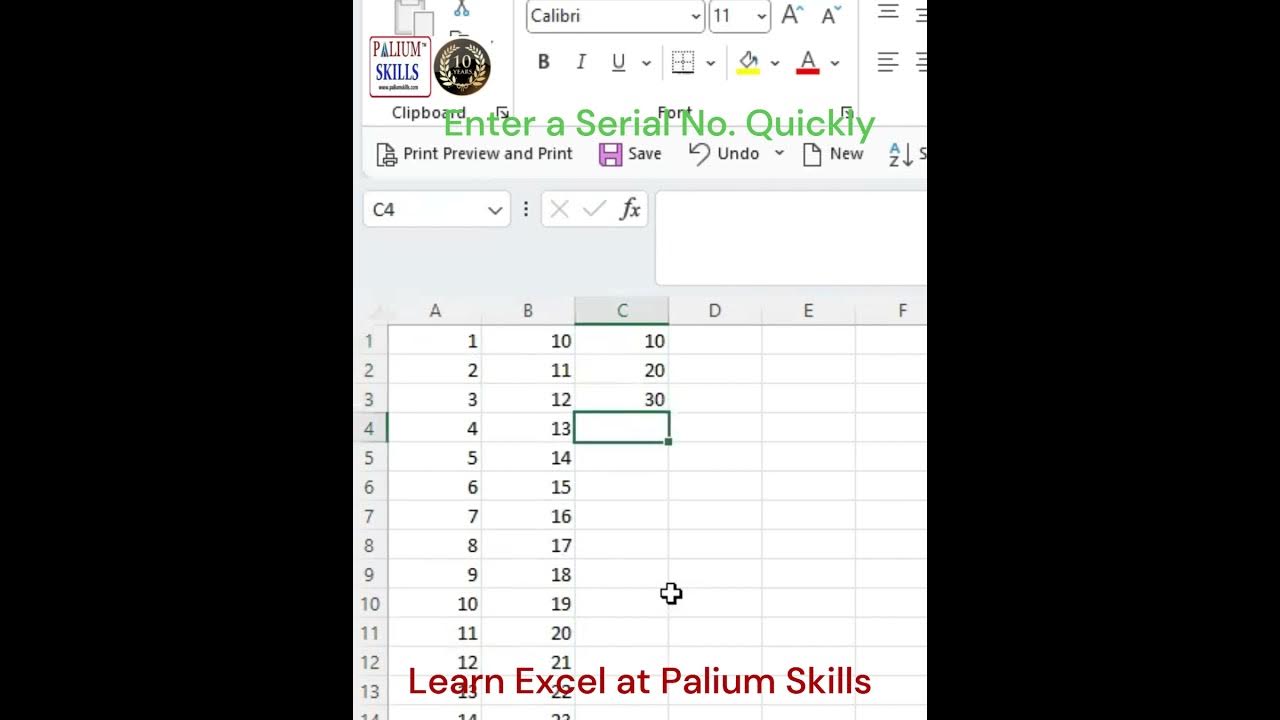 Enter a Series in Excel | Learn Excel with the Excel Experts - YouTube