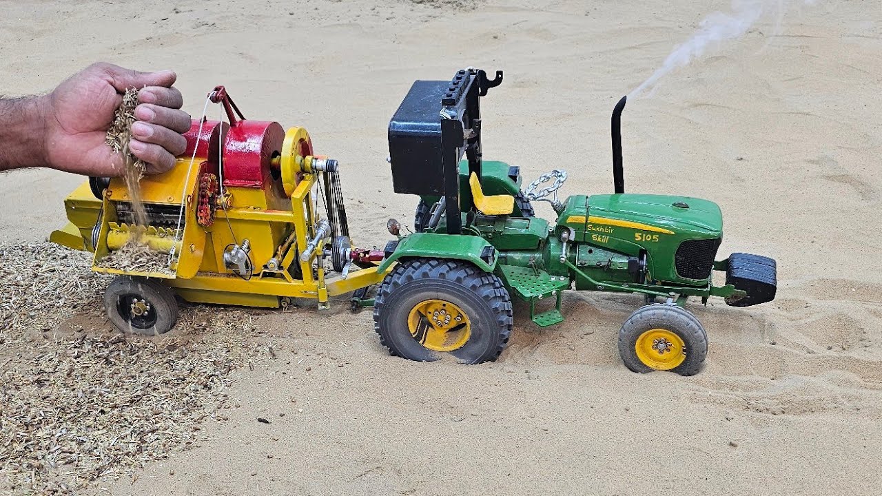 how to make thresher machine | Thresher Machine Project | @SukhbirSkill - YouTube