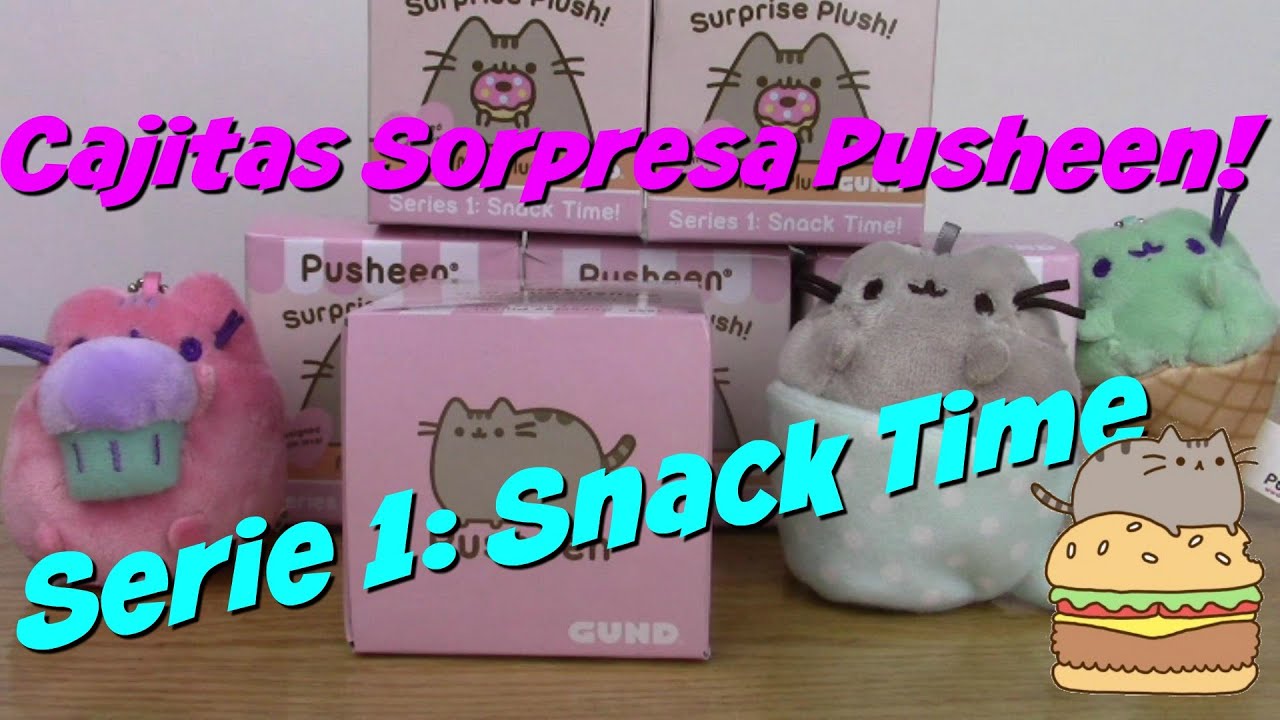 Pusheen The Cat Cajitas Sorpresa Snack Time! Serie 1 en Español! Gund ...