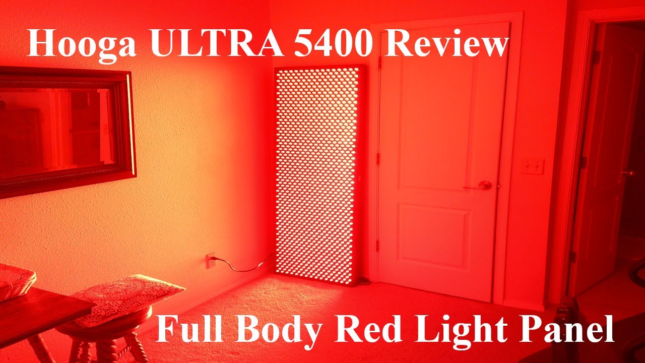 Hooga 5400 Ultra Full Body Red Light Panel Review - YouTube