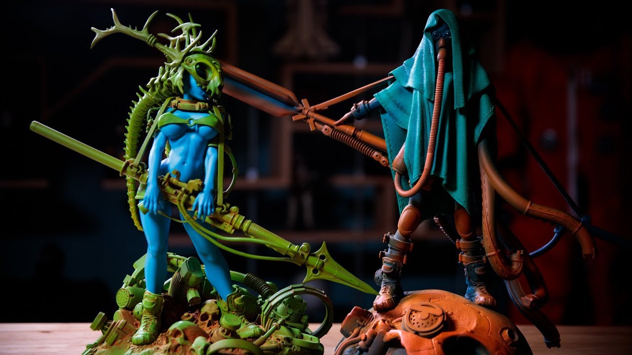 Concept Art To Art Statues Pascal Blanchés Derelict Planet Youtube