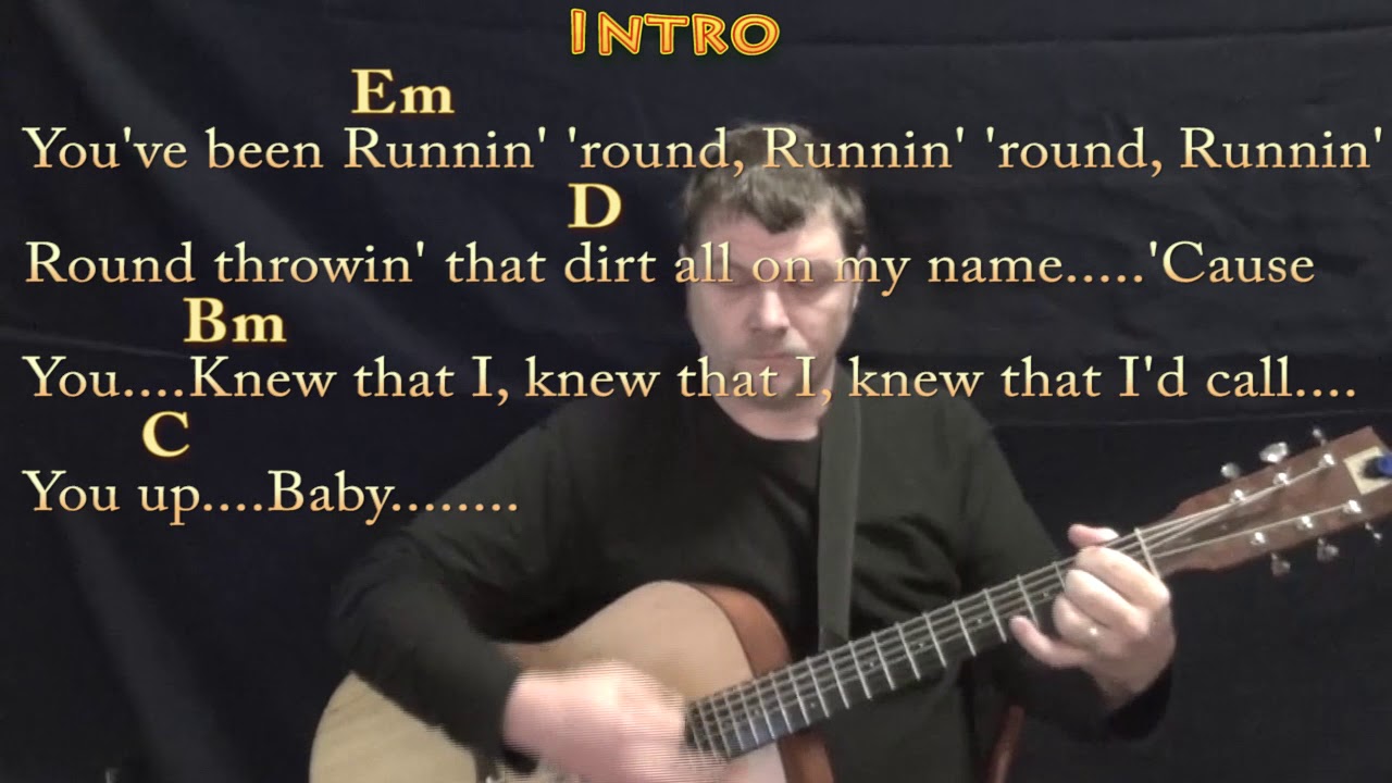 Attention (Charlie Puth) Guitar Lesson Chord Chart in Em with Chords ...