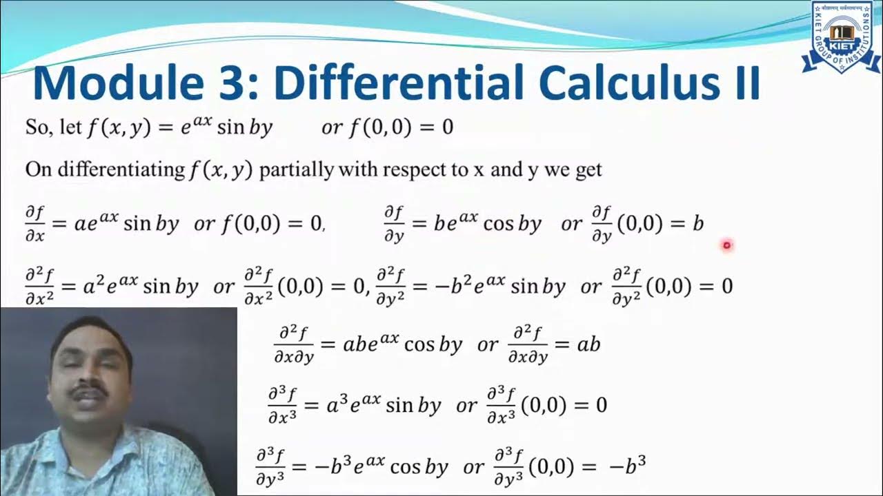 L-18|Unit-3|Taylor’s and Maclaurin’s theorem for function of two ...