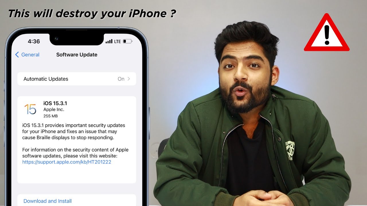 iOS 15.3.1 will destroy your iPhone . Really ? 😱 - YouTube