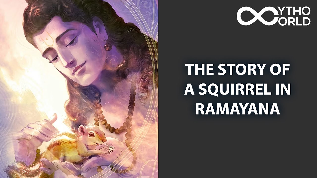 The Story Of A Squirrel In Ramayana | Indian Mythology | Mytho World ...