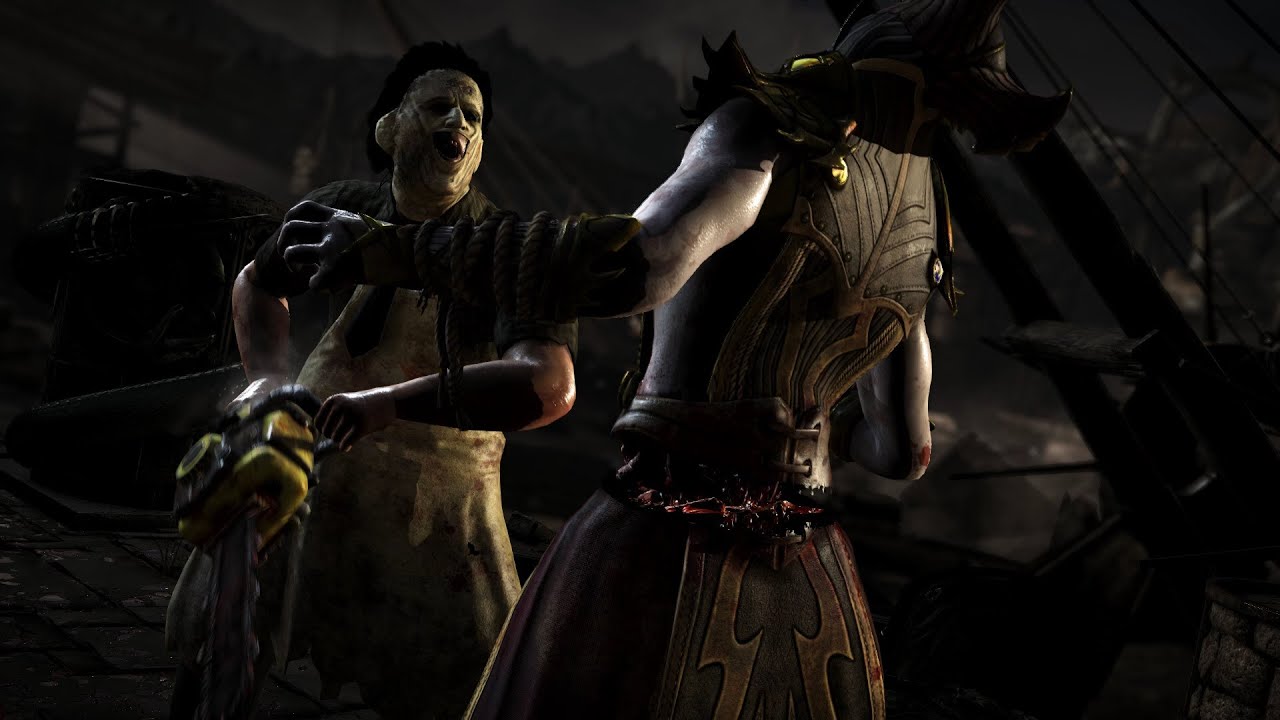 Leatherface vs Shinnok Hard Level Fight | Mortal Kombat X | MKX - YouTube