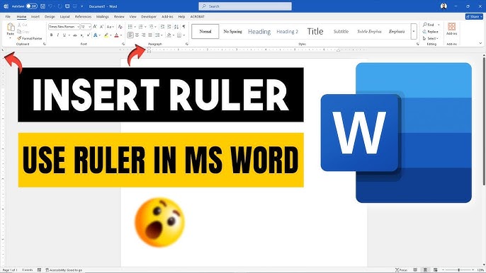 Using The Ruler Msword Tutorial