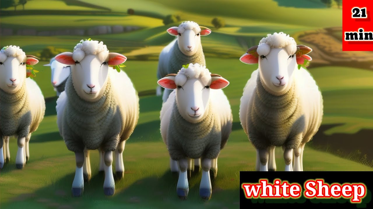 White Sheep Songs || Kids Songs || Nursery Rhymes & Lyrics Songs - YouTube