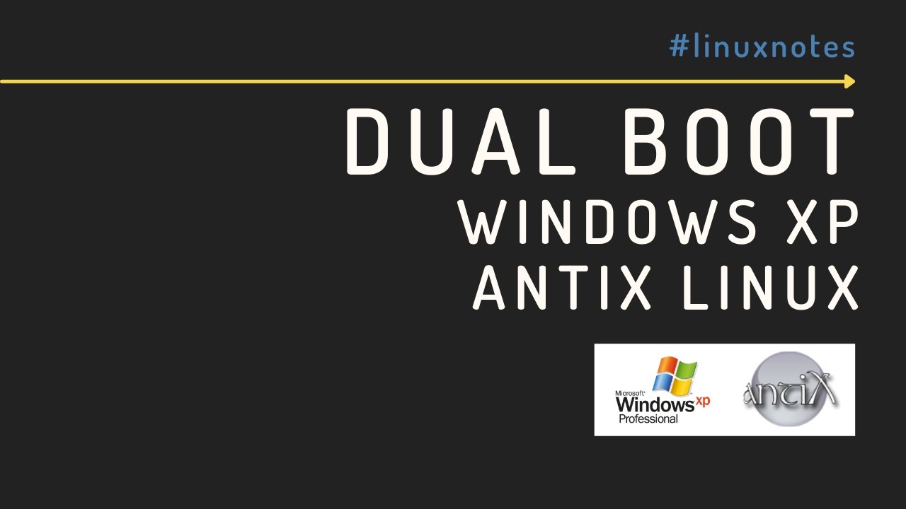 Installare antiX linux in dual boot con Windows XP - YouTube