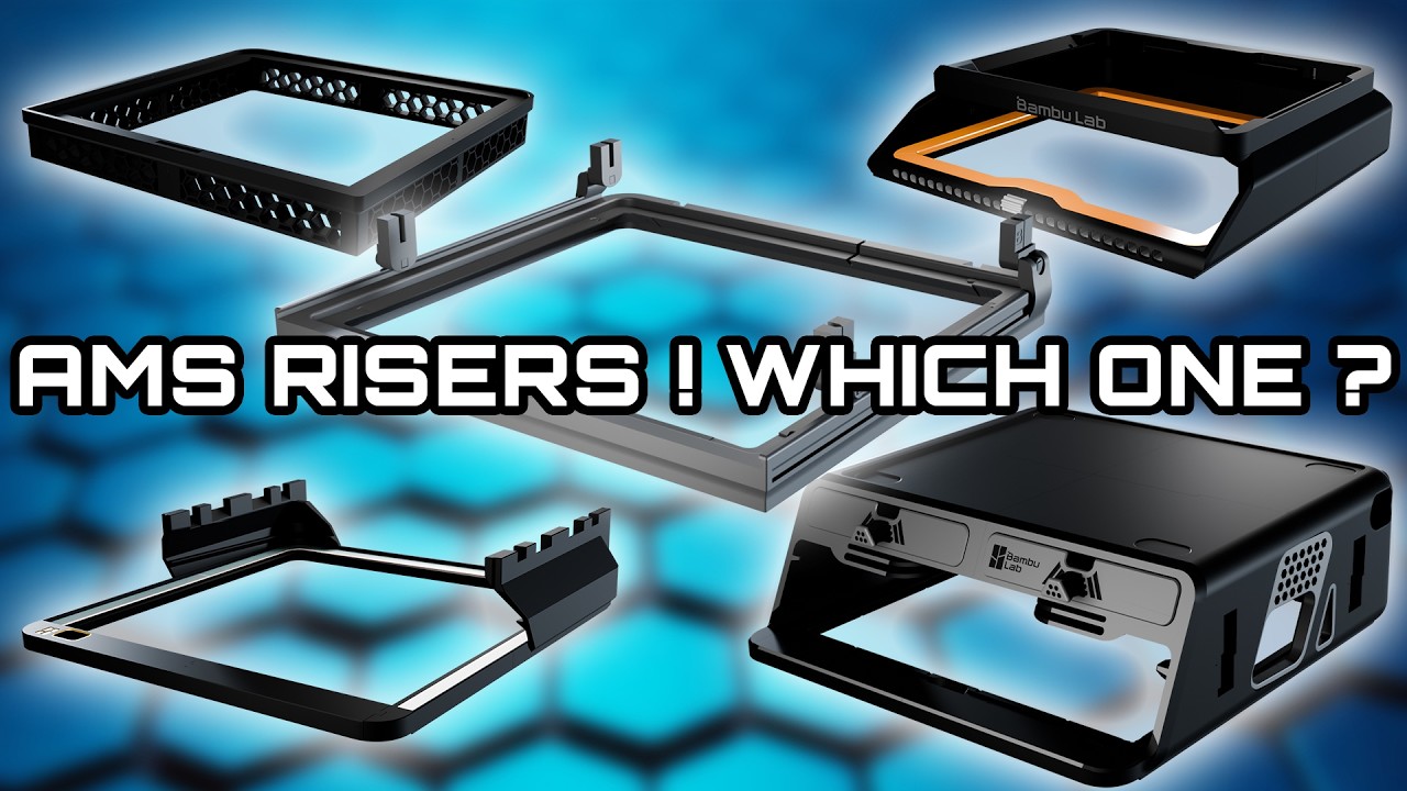 I 3D Printed The Best AMS RISERS | #polymaker - YouTube