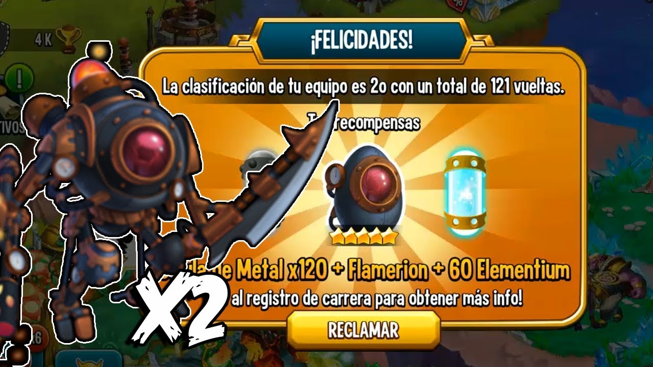 DOBLE FLAMERION AL 130 - Monster Legends - YouTube