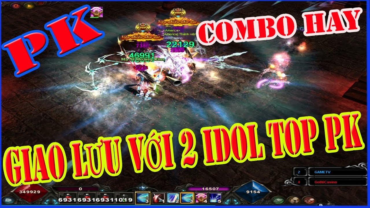 Mu Online Mới Ra | MUSS6.VN PK Giao Lưu Với 2 Idol PK DK Cực Hay Combo ...
