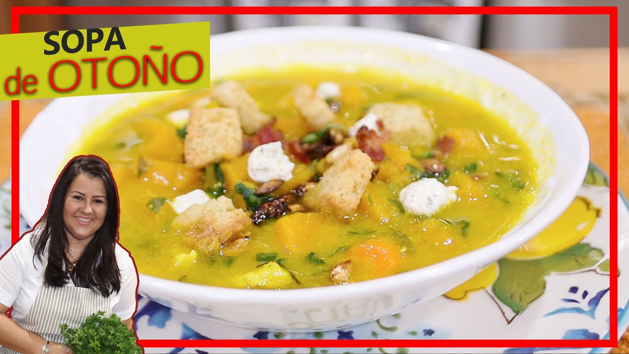 SOPA DE Calabaza | Sopa De Auyama 💖 Fácil receta - YouTube