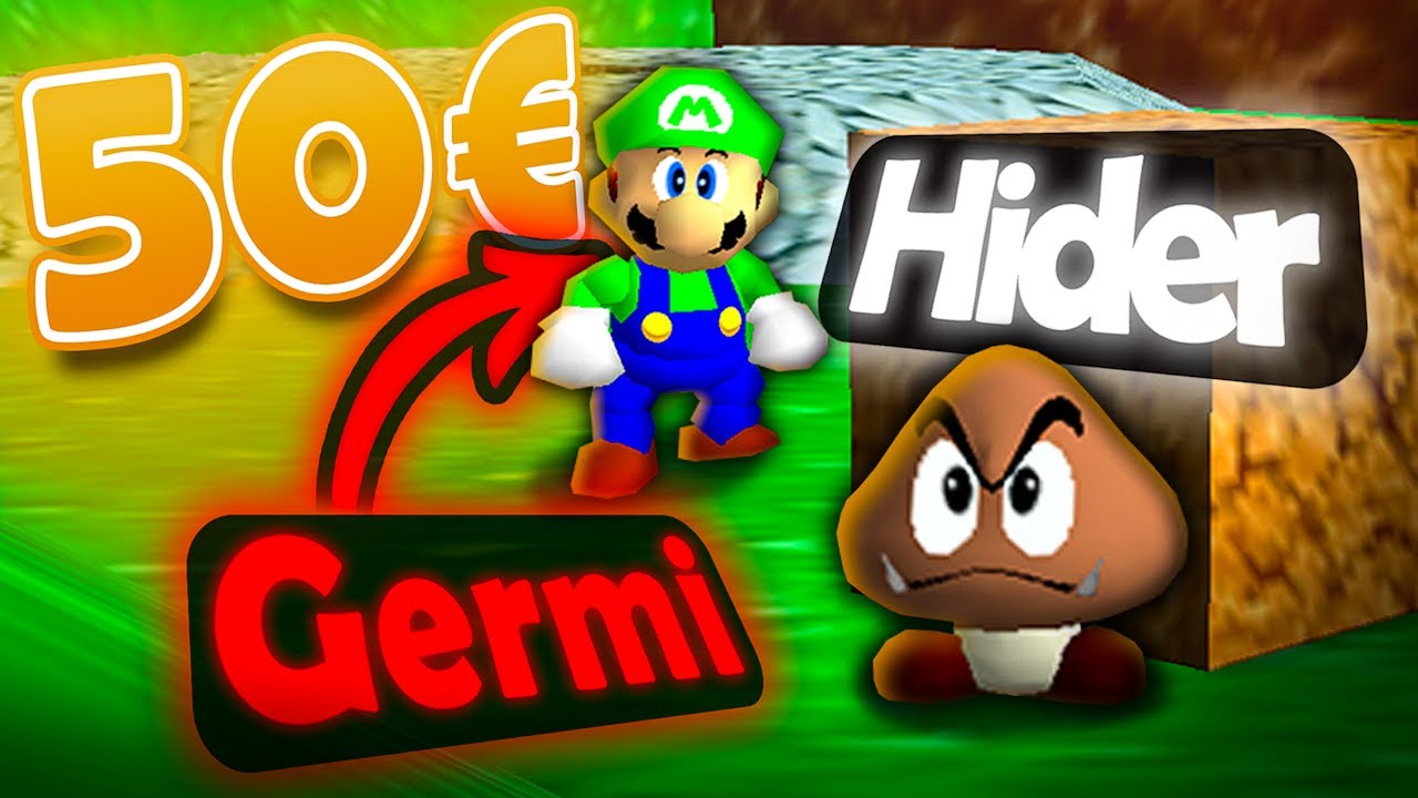 50€ Mario Hide and Seek Runde, aber alle verstecken sich als Gumba ...