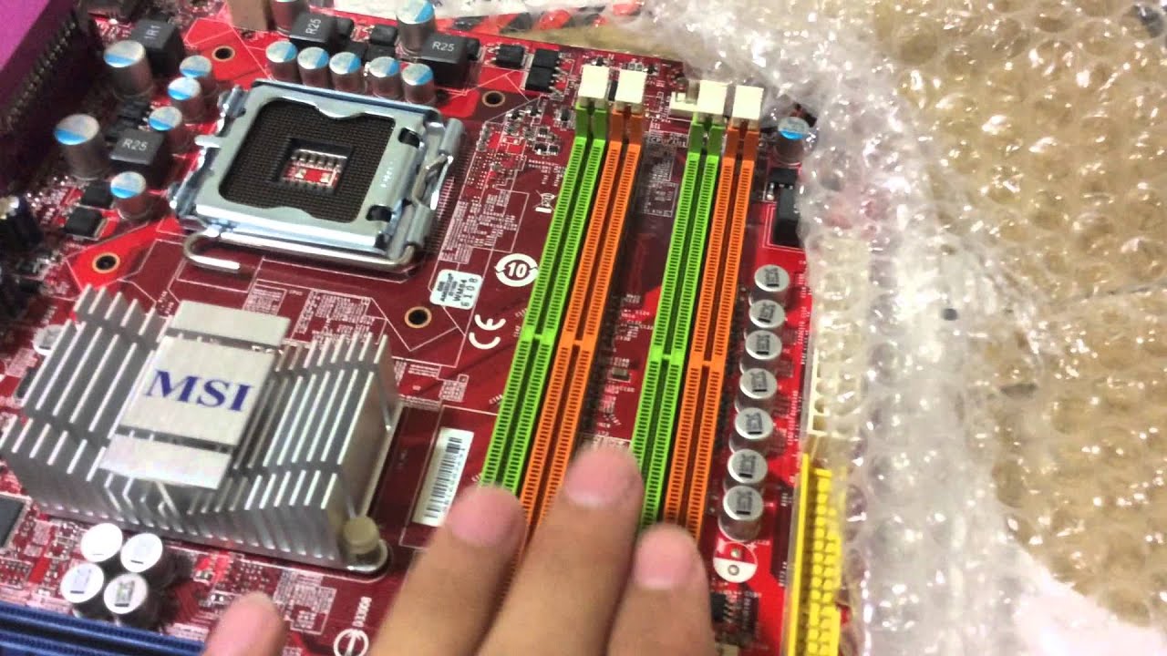 ジャンクPC自作計画01パーツ紹介「MSI P45 NEO」 - YouTube