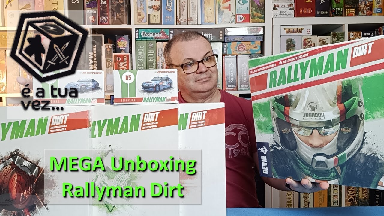 MEGA UNBOXING Rallyman Dirt - YouTube