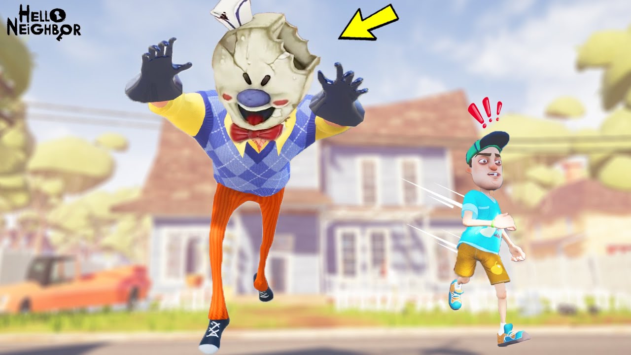 EFSANE EVDEN DONDURMACI ROD ÇIKTI 😱 Hello Neighbor Ice Scream Mod - YouTube