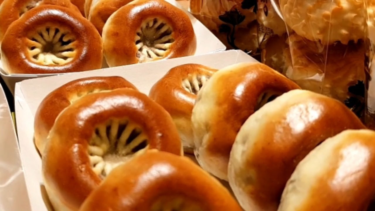 경주에서 유명한 이상복 경주빵 / Popular Korean Bread - korean street food - YouTube