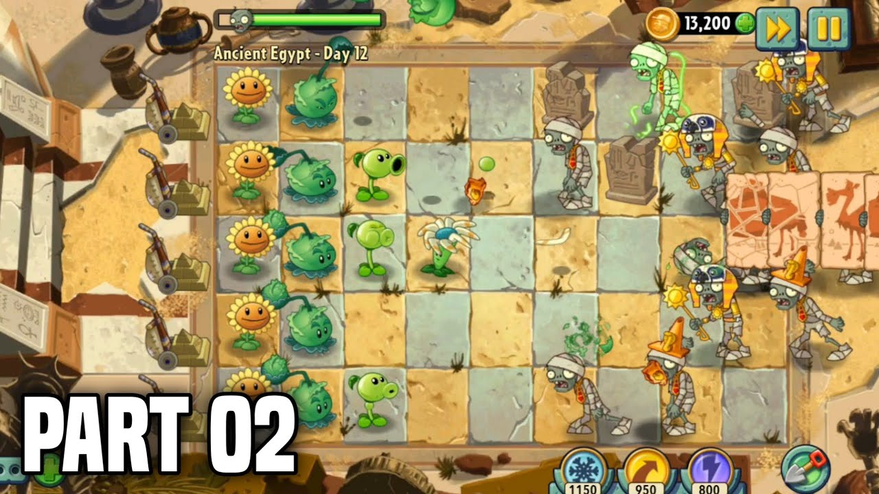 Plants vs. Zombies 2 Gameplay Walkthrough Part 02 | iOS, Android - YouTube