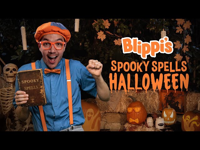 Blippi's Halloween Movie - Spooky Spells For Kids - Videos For Kids