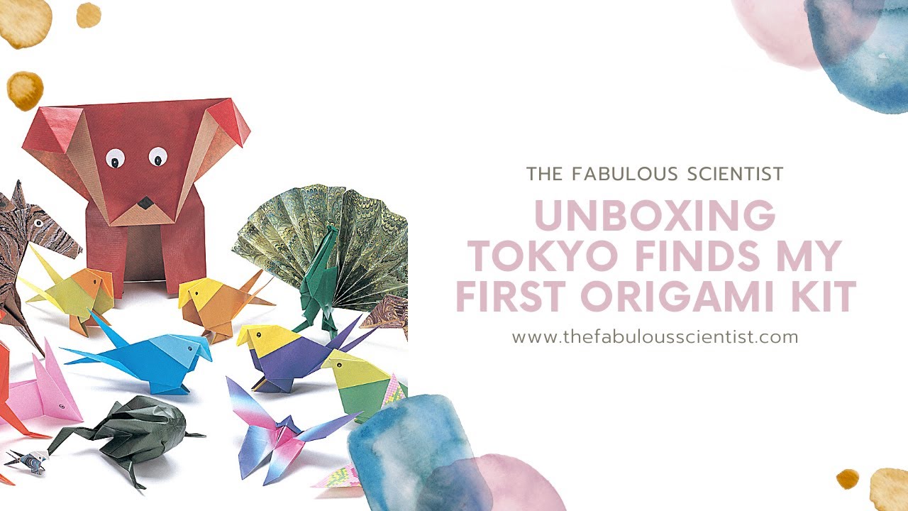 Unboxing Tokyo Finds My First Origami Kit - YouTube