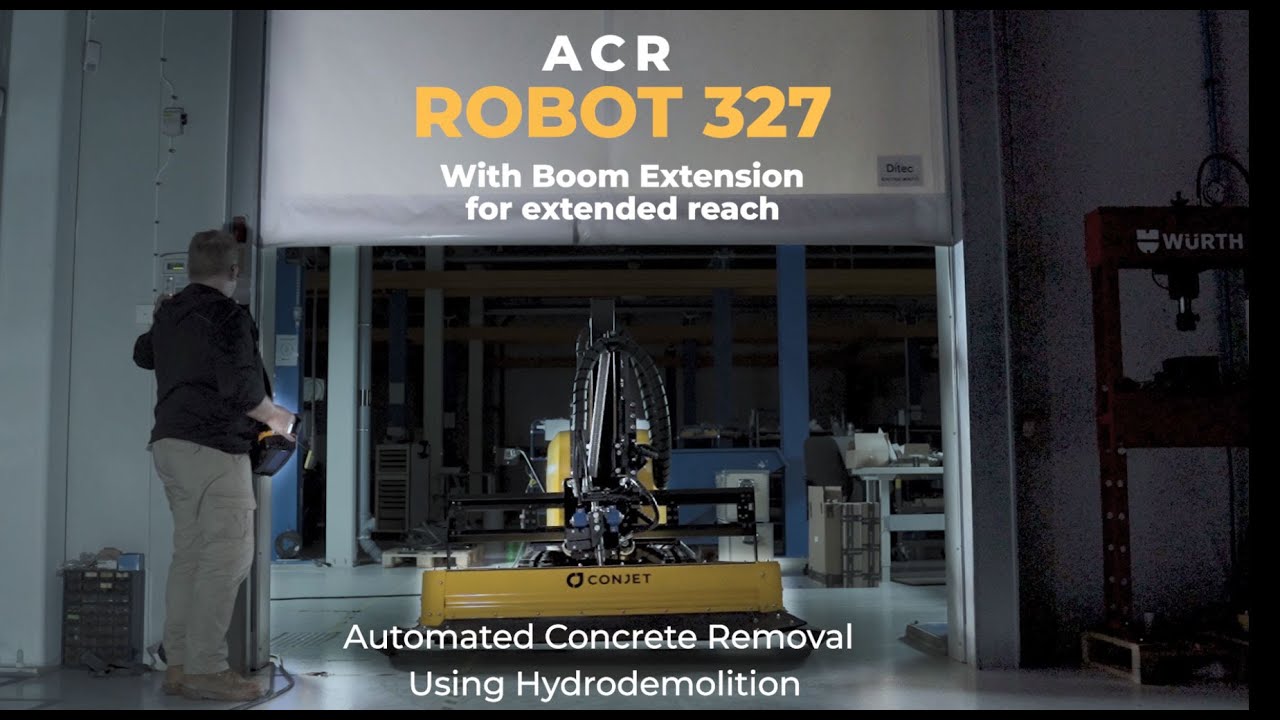 Conjet ACR™ Robot 327 with Boom Extension - YouTube