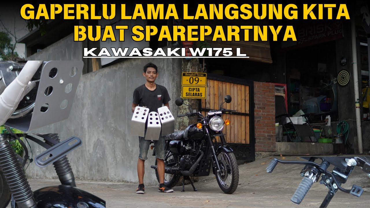 CUSTOM PART W175 L INJEKSI PNP!!! #W175L #BengkelTeras - YouTube