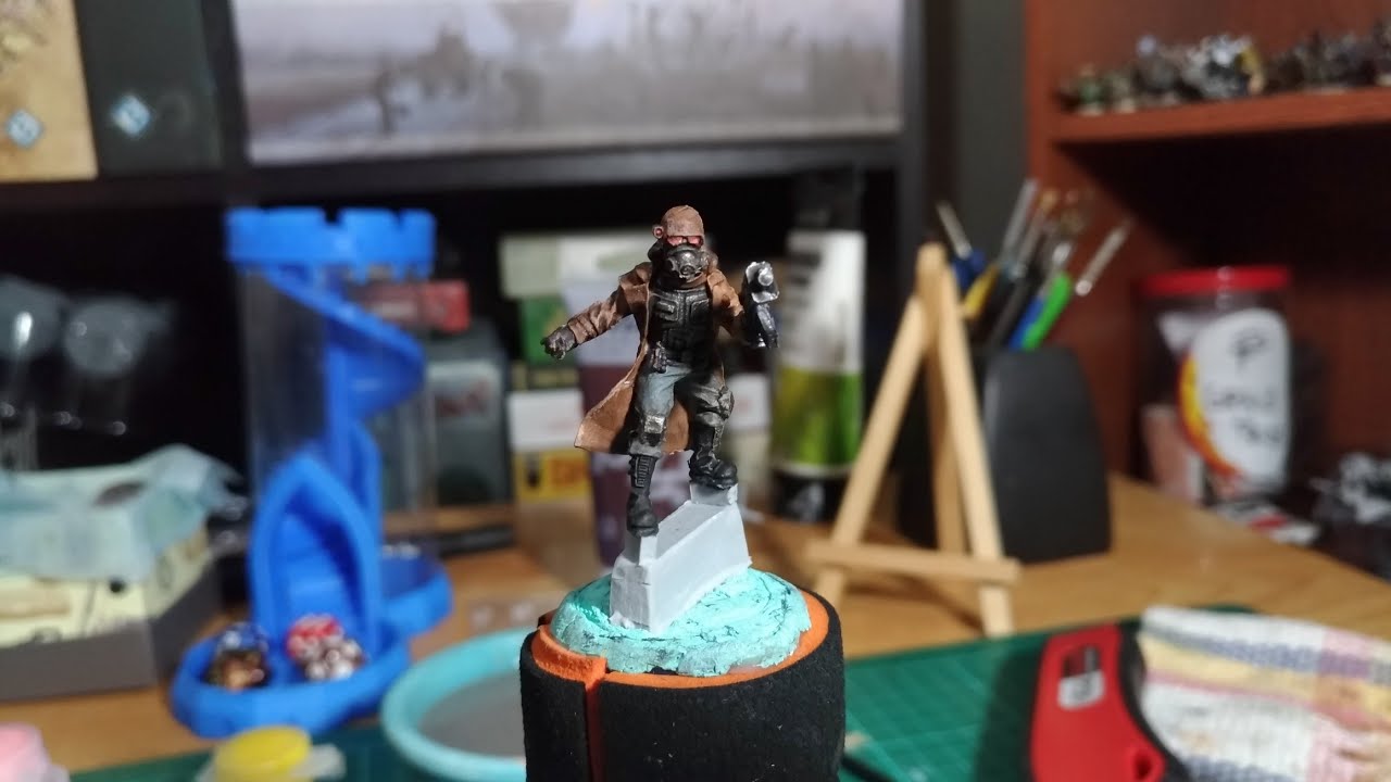Fallout NCR Ranger Veteran miniature painting - YouTube
