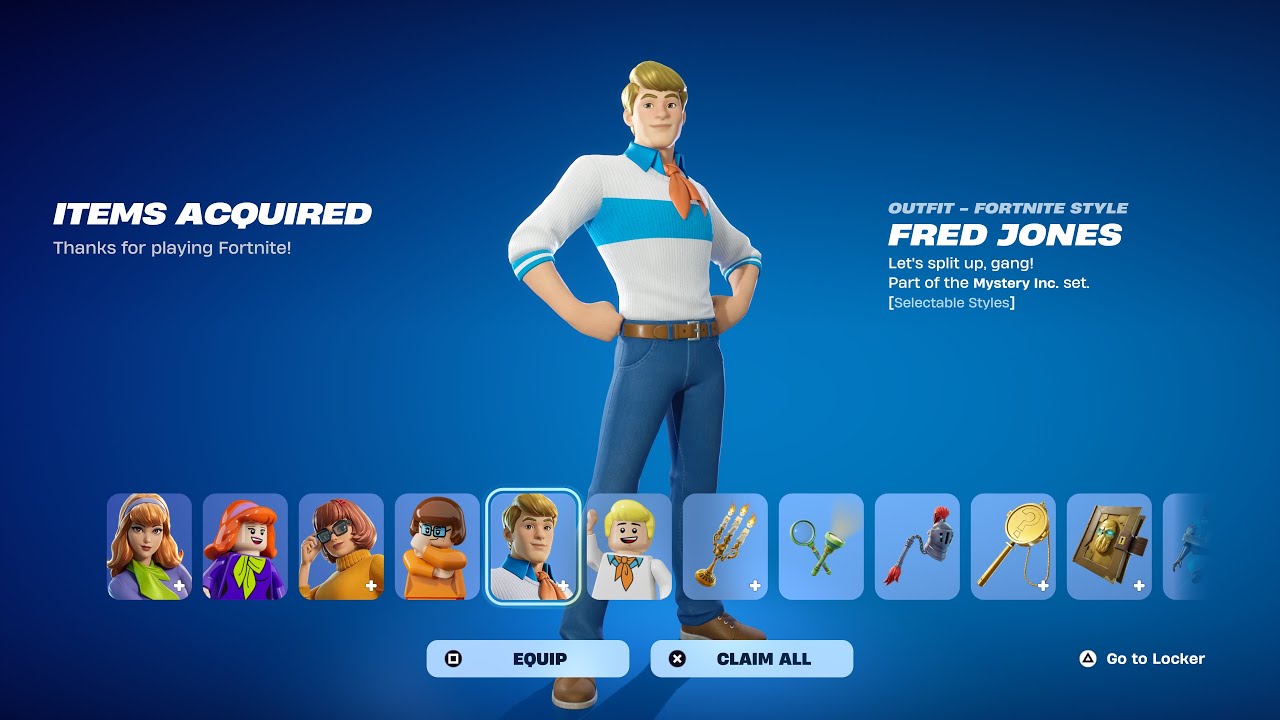 How To Get Scooby Doo Fred Jones Skin For FREE! (Fortnite) - YouTube