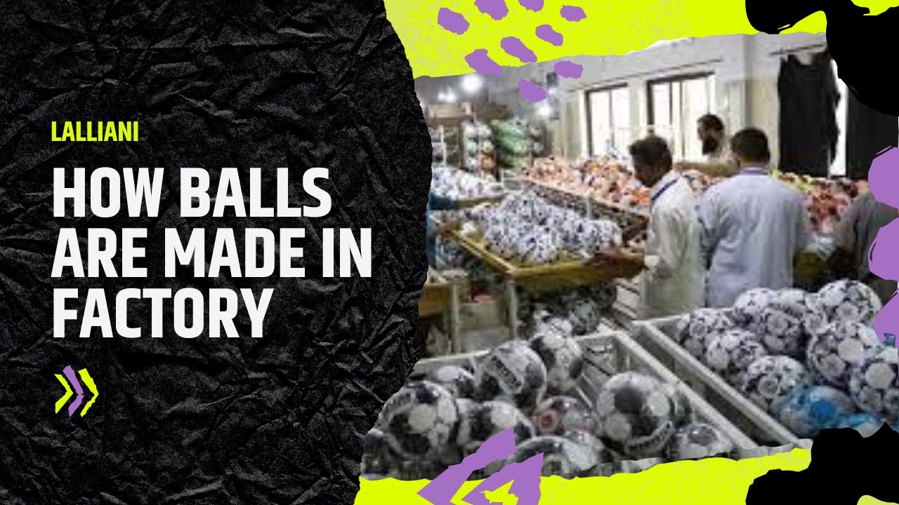 Ball making factory | Ball painting technique | ball making videos ...