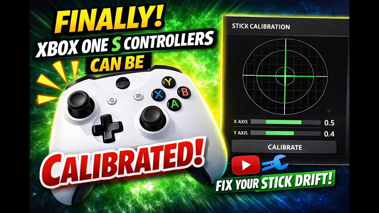 Finally! Xbox One S Controllers Can Be Calibrated! - YouTube