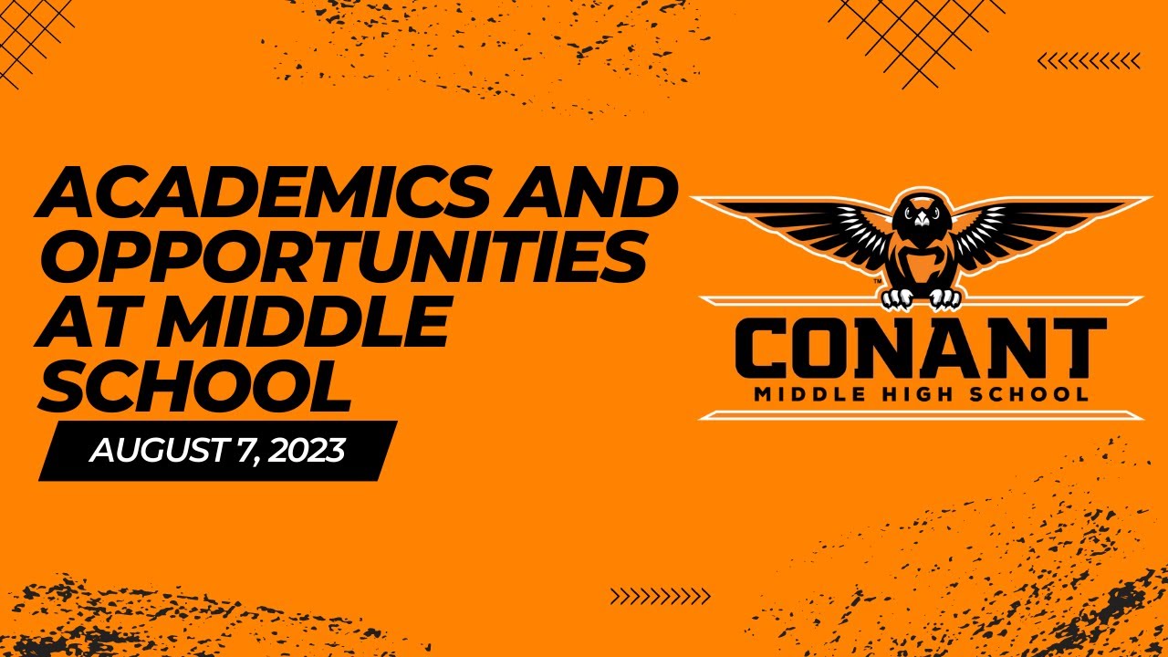 Academics and Opportunities at Conant Middle School - YouTube
