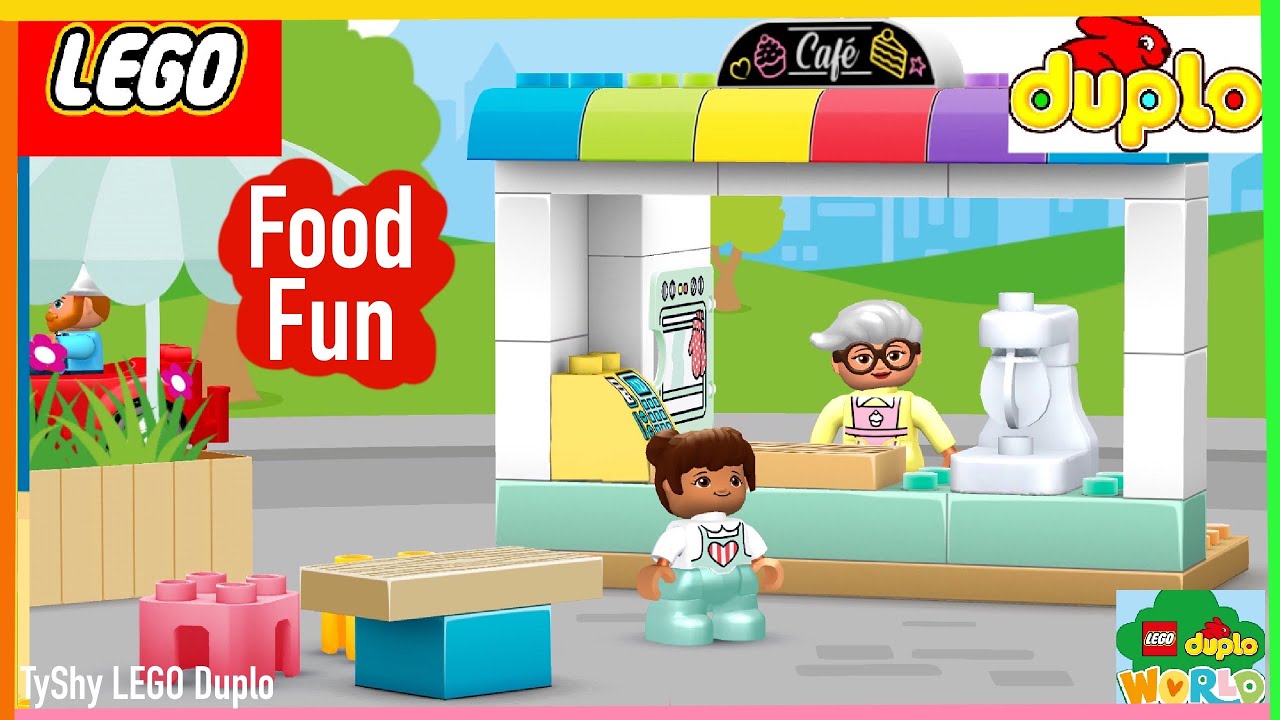 🍲 LEGO duplo | LEGO duplo world food fun 🤩 - YouTube