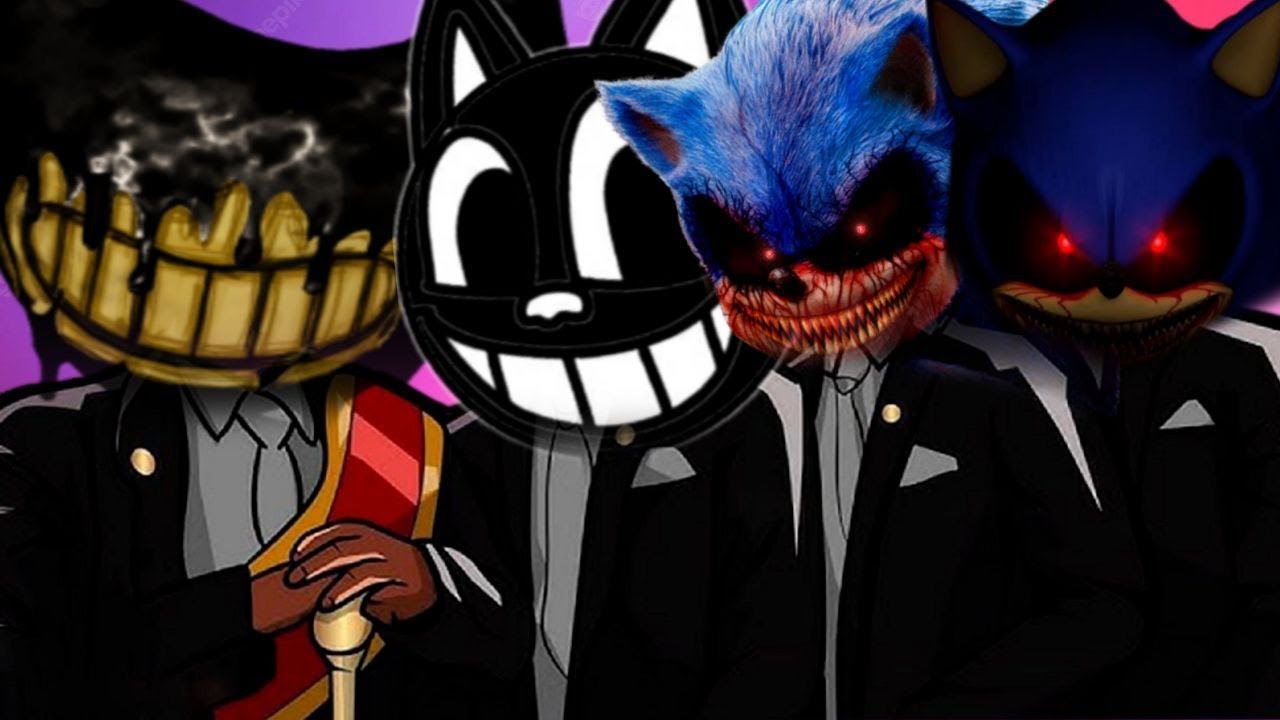 Bendy & Cartoon cat & Sonic EXE 2X - Meme Coffin Dance COVER - YouTube