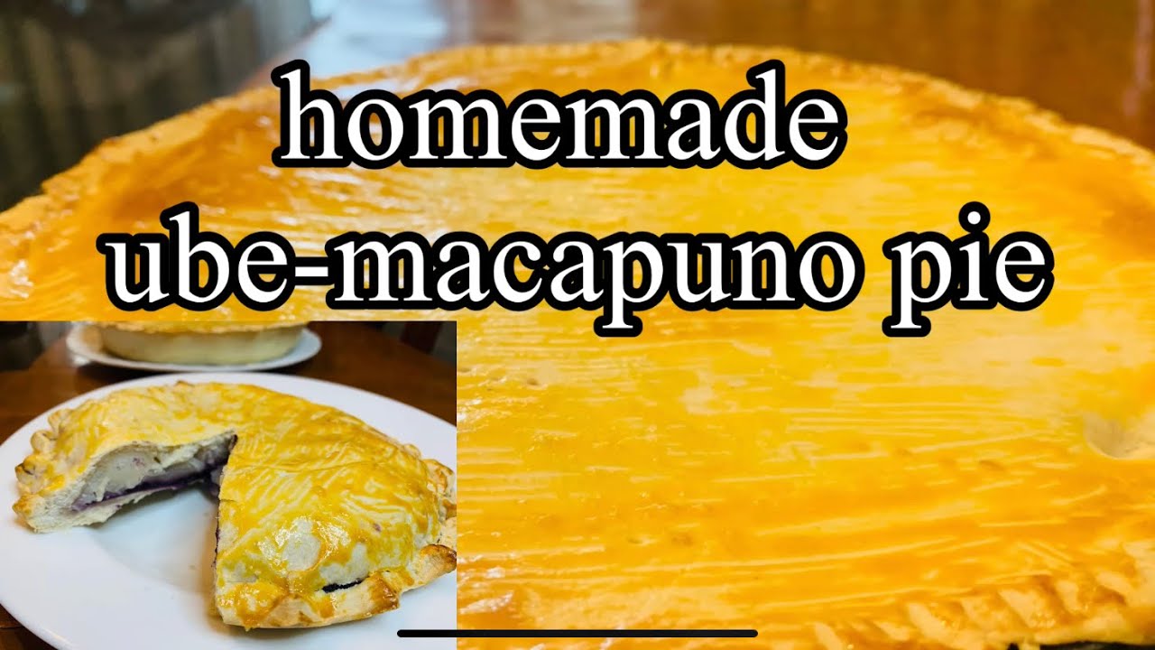 Homemade ube-macapuno pie/easy ube -macapuno recipe/Tita’s Kitchenette ...