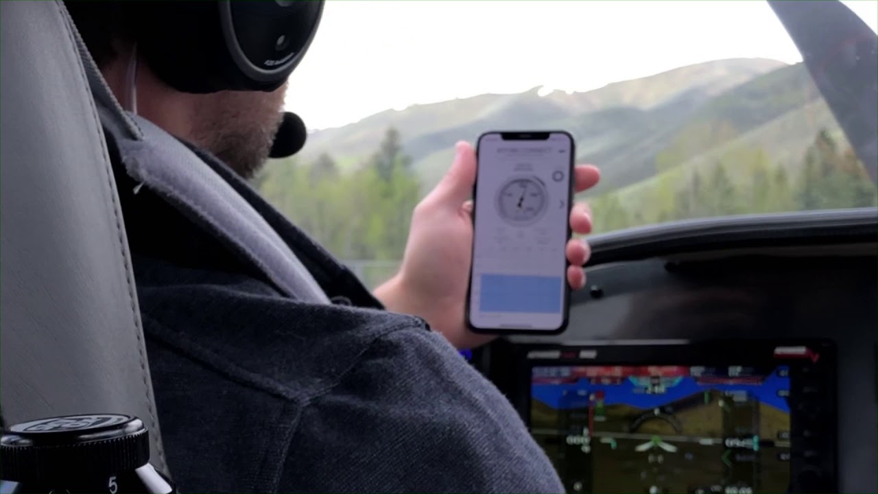Altus in Plane with iOS App - YouTube