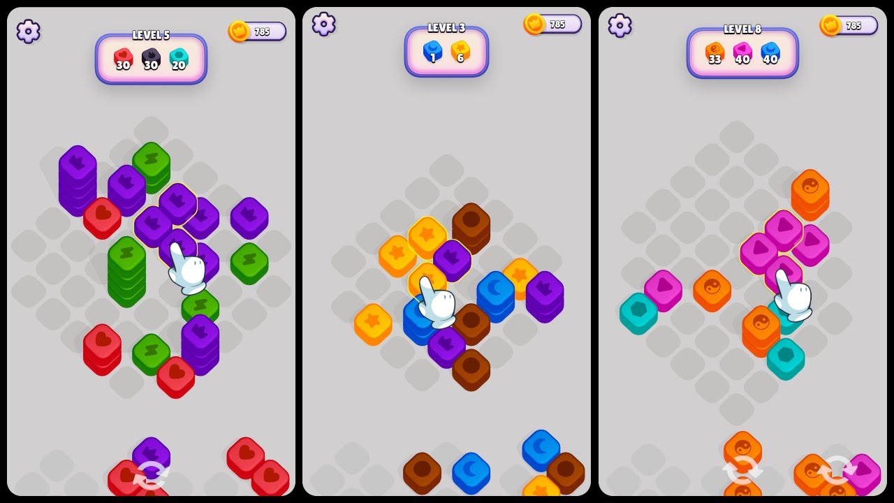 Blocky Merge Mobile Gameplay Android - YouTube